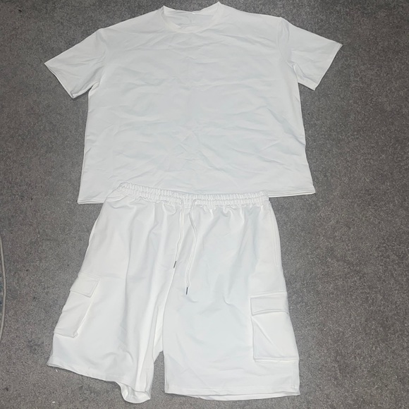 Shorts | Mens White Short Set | Poshmark